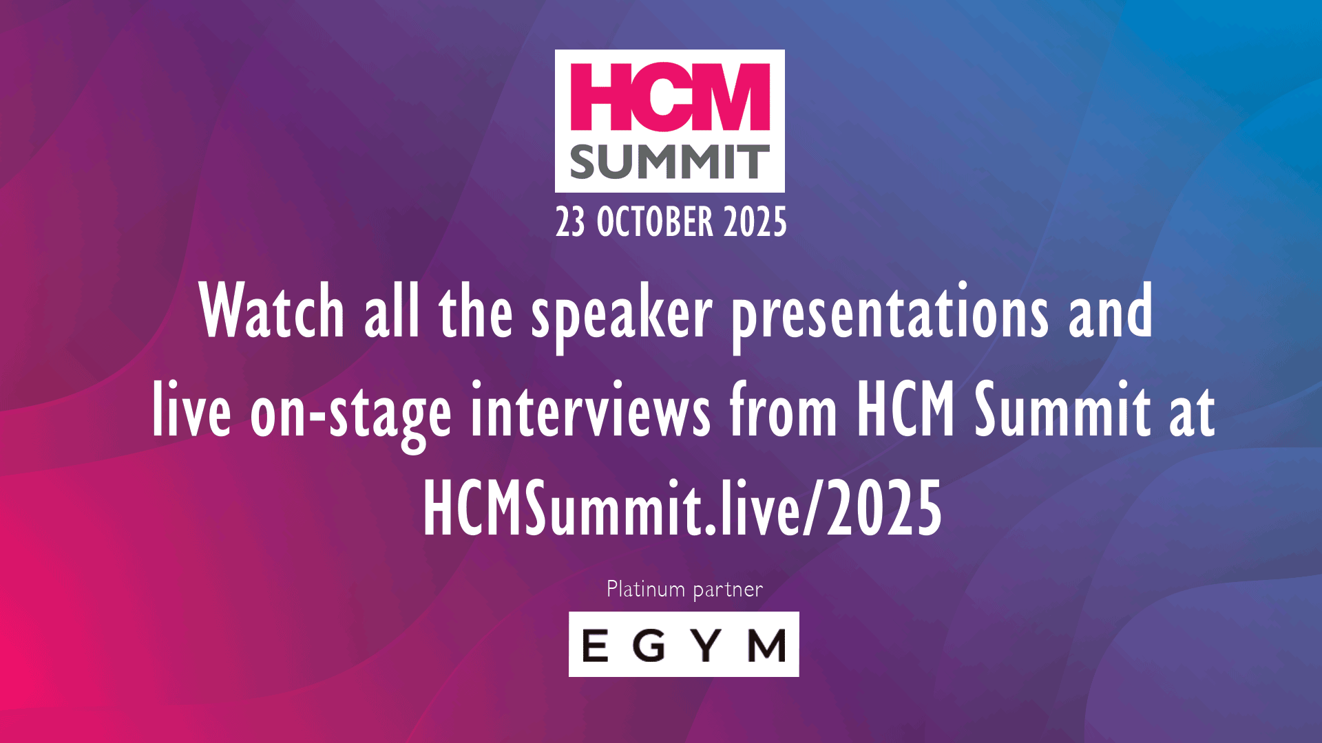 Full livestream | HCM Summit 2025